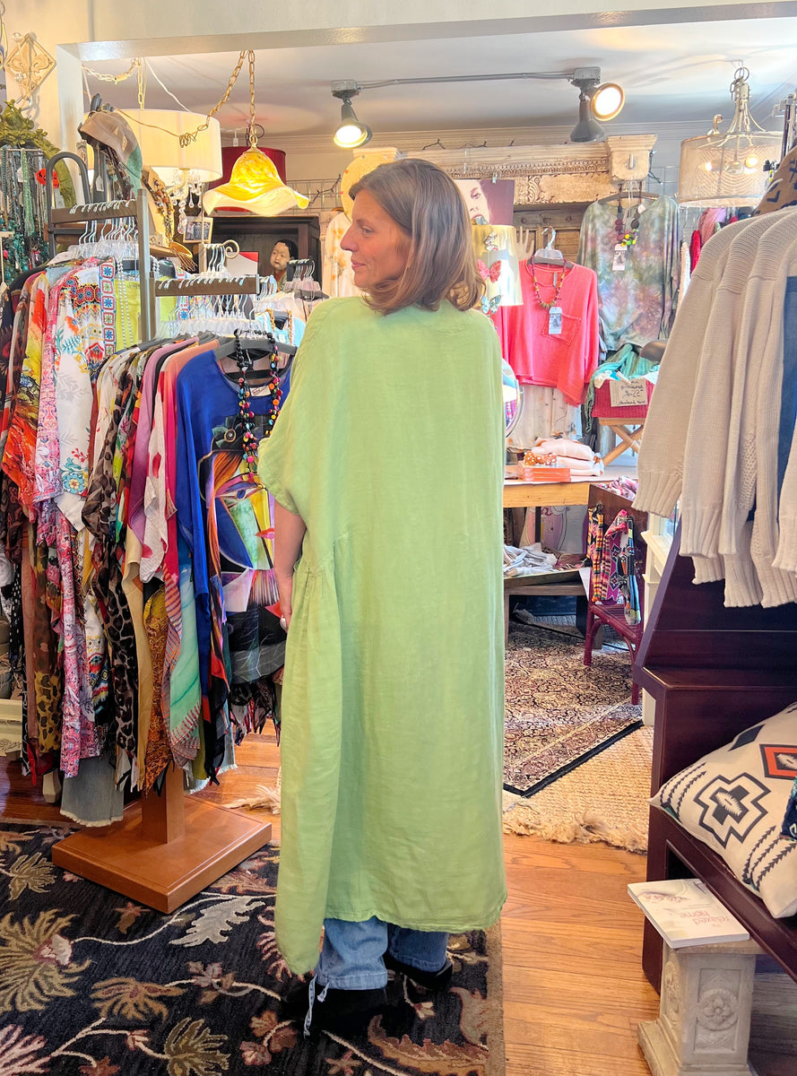 3405 Knot Pocket Dress-Apple Green – Absolutely Abigail's