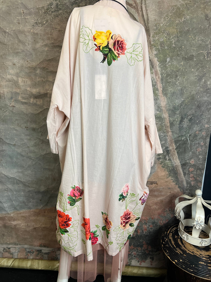 PCS878J Floral Patchwork Duster-Pink – Absolutely Abigail's