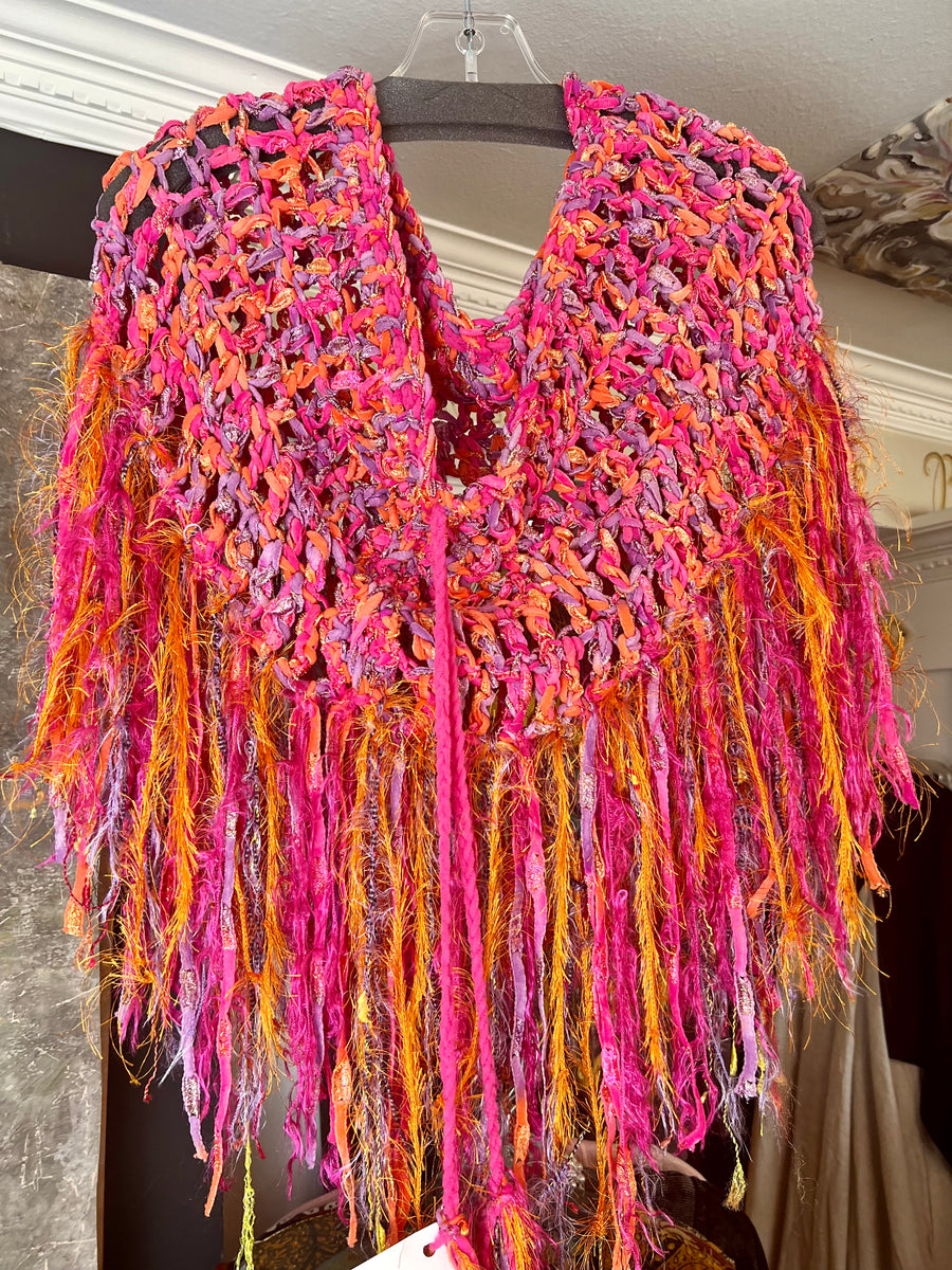0000A Cathi's Artisan Dusters-Gold/Pink/Orange – Absolutely Abigail's